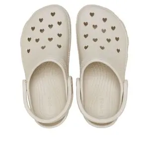 CROCS Classic Hearts Cut Out Clog - Frappe
