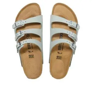 BIRKENSTOCK Florida Triple Strap Sandals - Pure Sage