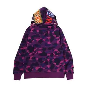 A BATHING APE Color Camo Reversible Shark Full Zip Hoodie
