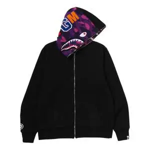 A BATHING APE Color Camo Reversible Shark Full Zip Hoodie