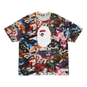 A BATHING APE A Bathing Ape Hybrid Camo Relaxed Fit T-shirt 'multicolor' Multi-color