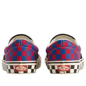 VANS Classic Slip-on Checkerboard 'red Blue - Red/blue