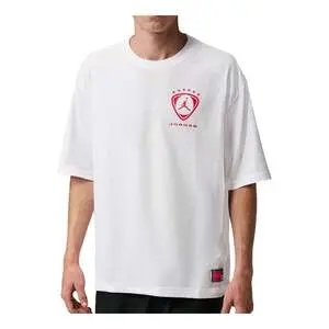 JORDAN Brooklyn T-shirt 'white University Blue - White/university Blue