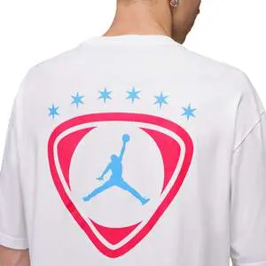 JORDAN Brooklyn T-shirt 'white University Blue