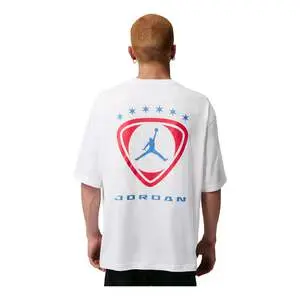 JORDAN Brooklyn T-shirt 'white University Blue