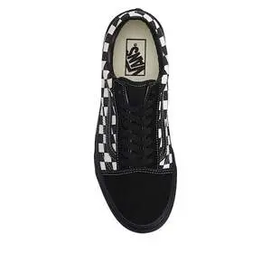 VANS Old Skool Black Checkboard Sneakers - Black/white