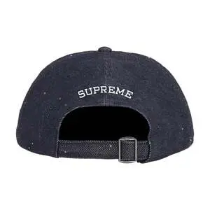 Supreme Sequin Denim Classic Logo 6-panel