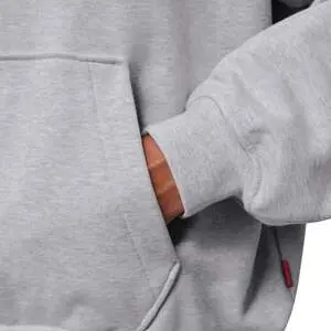 JORDAN Flight Fleece Oversized Hoodie - Grey Heather