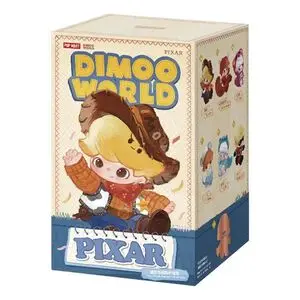 POP MART Dimoo World X Pixar Series Vinyl Plush Pendant Sealed Case - Multi-color
