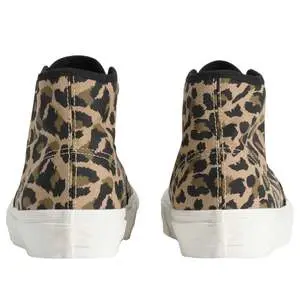 VANS Authentic Hi 2.0 Leopard Print High Top Sneakers - Brown