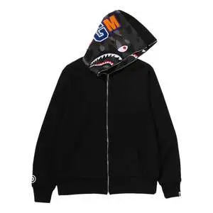 A BATHING APE Reversible Shark Camo Full Zip Hoodie