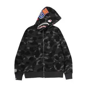 A BATHING APE Reversible Shark Camo Full Zip Hoodie
