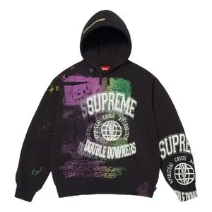 Supreme Ss26 Overprint Hooded Sweatshirt