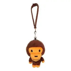 A BATHING APE Baby Milo Plush Doll Shoulder Bag - Brown