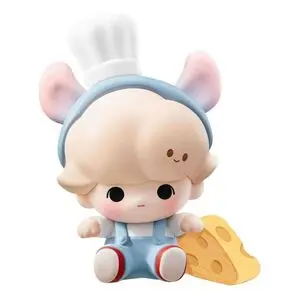 POP MART Dimoo World X Pixar Series "dimoo As Remy" Collectible Figure - Multi-color