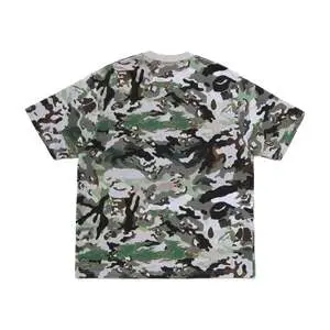 A BATHING APE Hybrid Camo Relaxed Fit T-shirt - Green