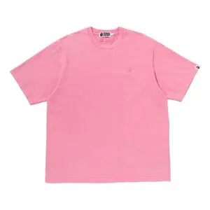 A BATHING APE A Bathing Ape Garment Dyed One Point Relaxed Fit T-shirt 'pink' Pink