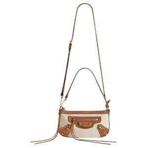 Balenciaga Le City Pouch On Strap 'beige Camel