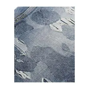 A BATHING APE Solid Camo Jacquard Denim Pants