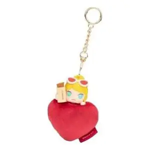 POP MART Molly X Clarins Heart Keychain