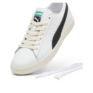 PUMA Clyde Leather 'white Black