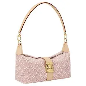 LOUIS VUITTON Pochette Mia Textile Shoulder Bag