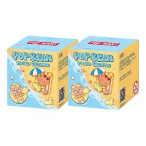 POP MART Pop Bean Island Vacation Series Fridge Magnet Sealed Case - Multi-color