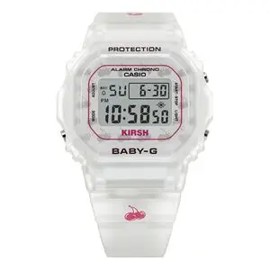 Casio Baby-g Digital Watch With Resin Strap - Transparent