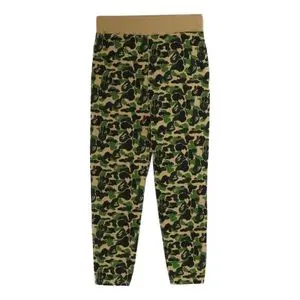 A BATHING APE Abc Camo Sweat Pants - Green