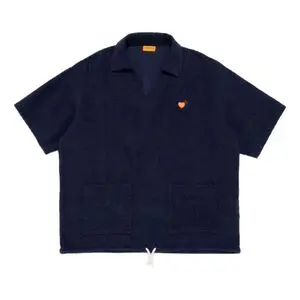 HUMAN MADE Pile Pullover Shirt - Navy
