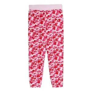 A BATHING APE Abc Camo Sweat Pants - Pink
