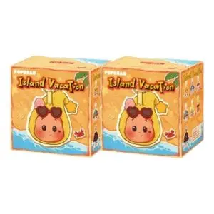 POP MART Pop Bean Island Vacation Series Earphone Case Sealed Case - Multi-color