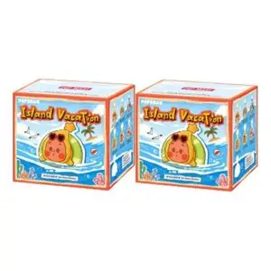 POP MART Pop Bean Island Vacation Series Mini Plush Pendant Sealed Case - Multi-color