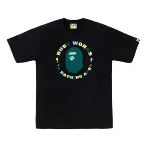 A BATHING APE Colors Busy Works Sta T-shirt - Black