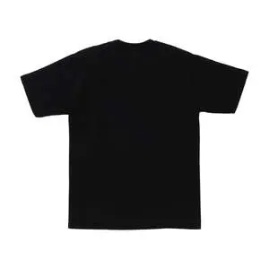 A BATHING APE Palm Tree Camo College T-shirt 'black Red - Black/red