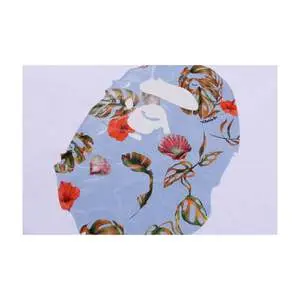 A BATHING APE Vacation Pattern Ape Head Relaxed Fit T-shirt - White