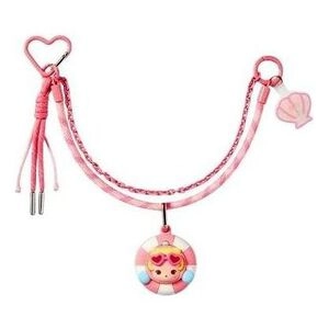 POP MART Pop Bean Island Vacation Series Multi-functional Lanyard 'skullpanda Summer Heartbeat - Multi-color