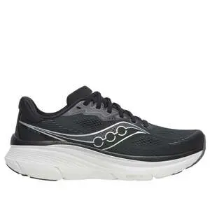 Saucony Guide 19 Wide Athletic Sneakers - Black/silver