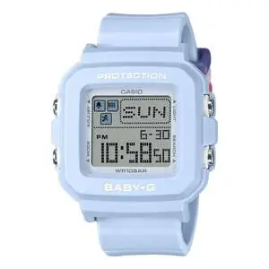 Casio Baby-g Digital Watch With Resin Strap - Blue