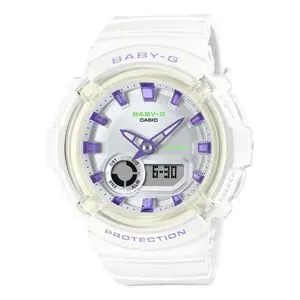 Casio Baby-g Digital Sports Watch With Resin Strap - White