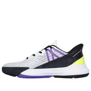 Sketchers Slip-ins Sneakers - White/black/puple