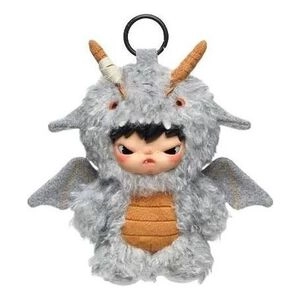 POP MART Hirono Mist-walker Series Plush Doll Pendant 'the Soul Corroder - Multi-color