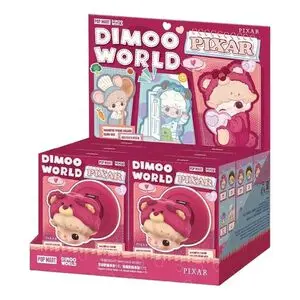 POP MART Dimoo World X Pixar Series Magnetic Phone Holder Sealed Case - Multi-color