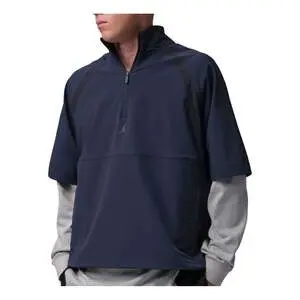 JORDAN Dri-fit Golf Wind Shirt 'obsidian Black - Obsidian/black