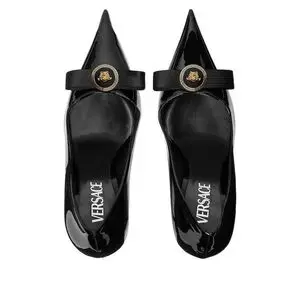 Versace Ribbon Patent Pumps 110 Mm
