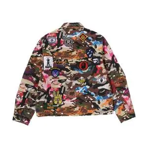 A BATHING APE Hybrid Camo Multi Badge Jacket