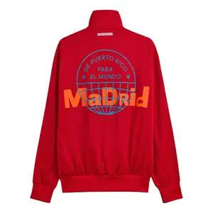 Adidas X Bad Bunny Dtm F Tour Merch Madrid Firebird Track Jacket - Red