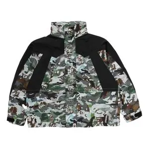 A BATHING APE Hybrid Camouflage Snowboard Jacket - Green