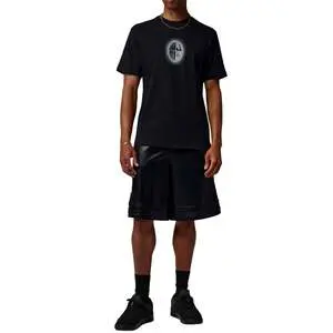 JORDAN Sport Dri-fit Graphic T-shirt 'black White - Black/white