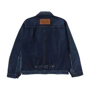 A BATHING APE Denim Jacket With Ape Head Graphic